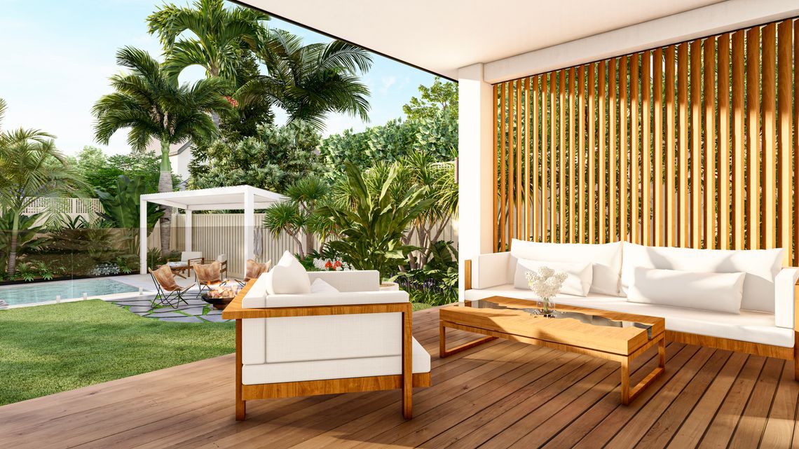 Landscape design for privacy and noise reduction