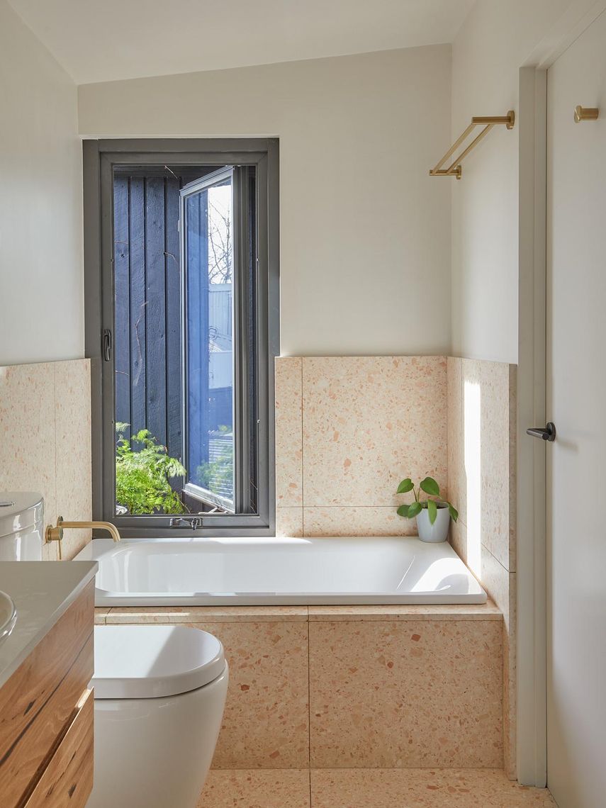 Innovative compact family home design fits in the backyard!