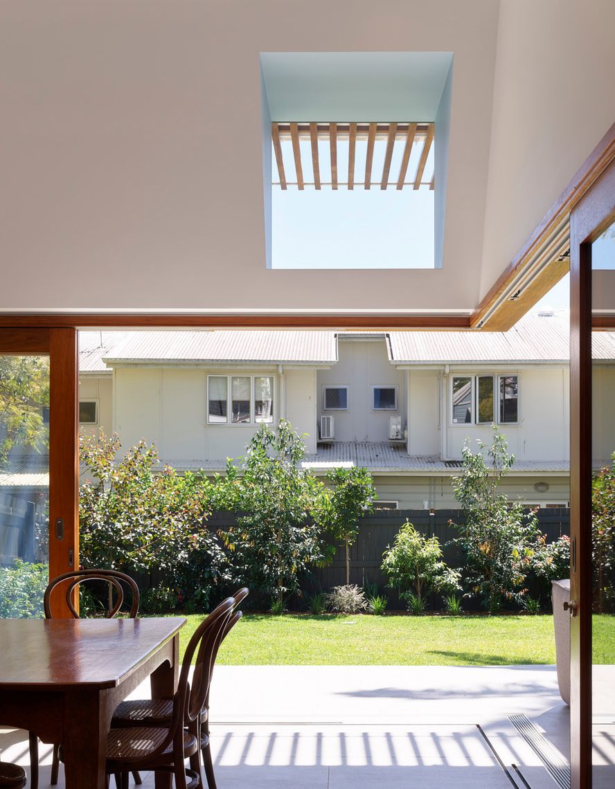 This modern Queenslander has a surprise behind its unassuming facade