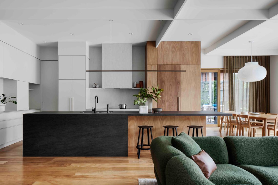 Addition to Queen Anne-style house creates modern, light-filled home
