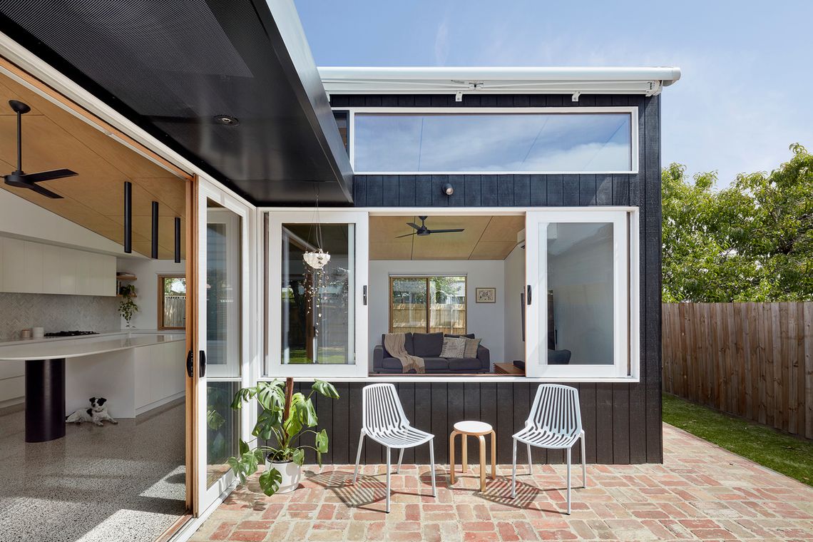 Lean-2 Flips the Typical Lean-to on Its Head to Create a Sunny Home