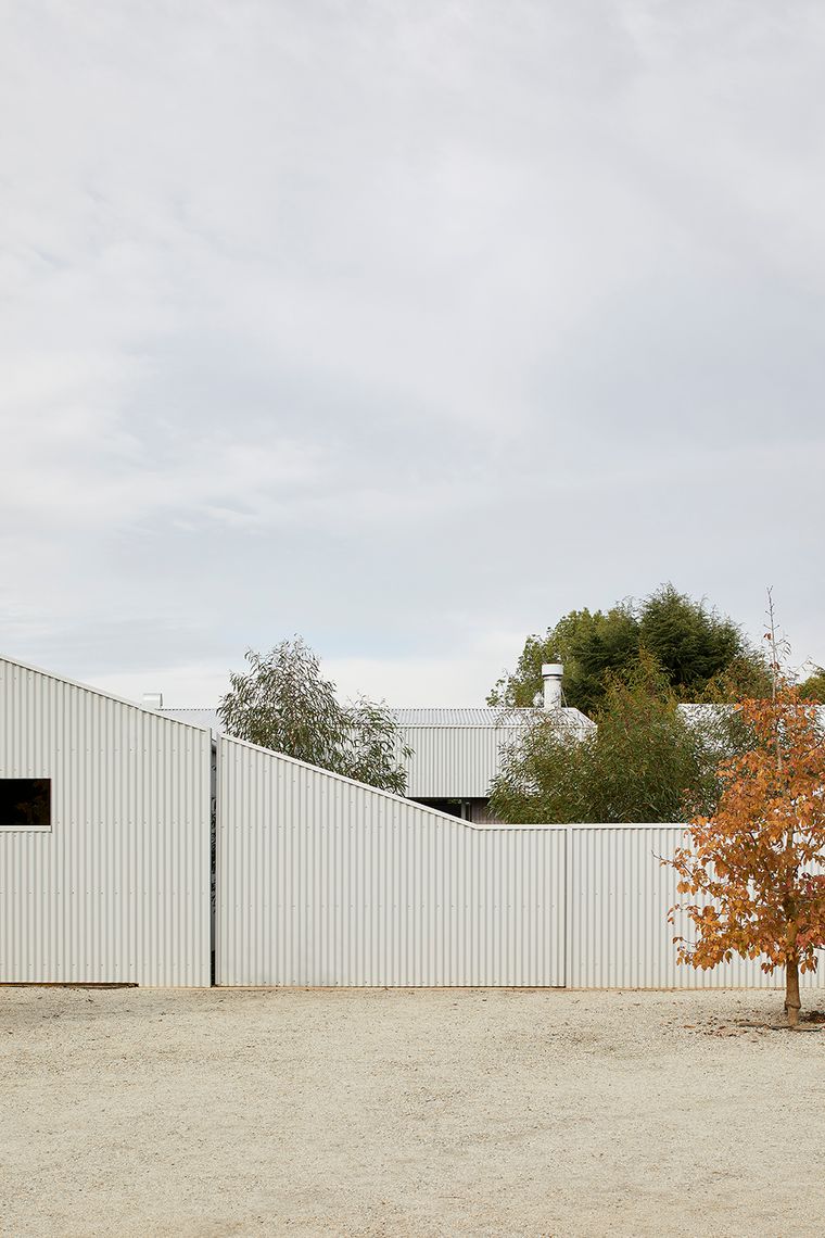 A modern farmhouse embracing its rural surroundings…