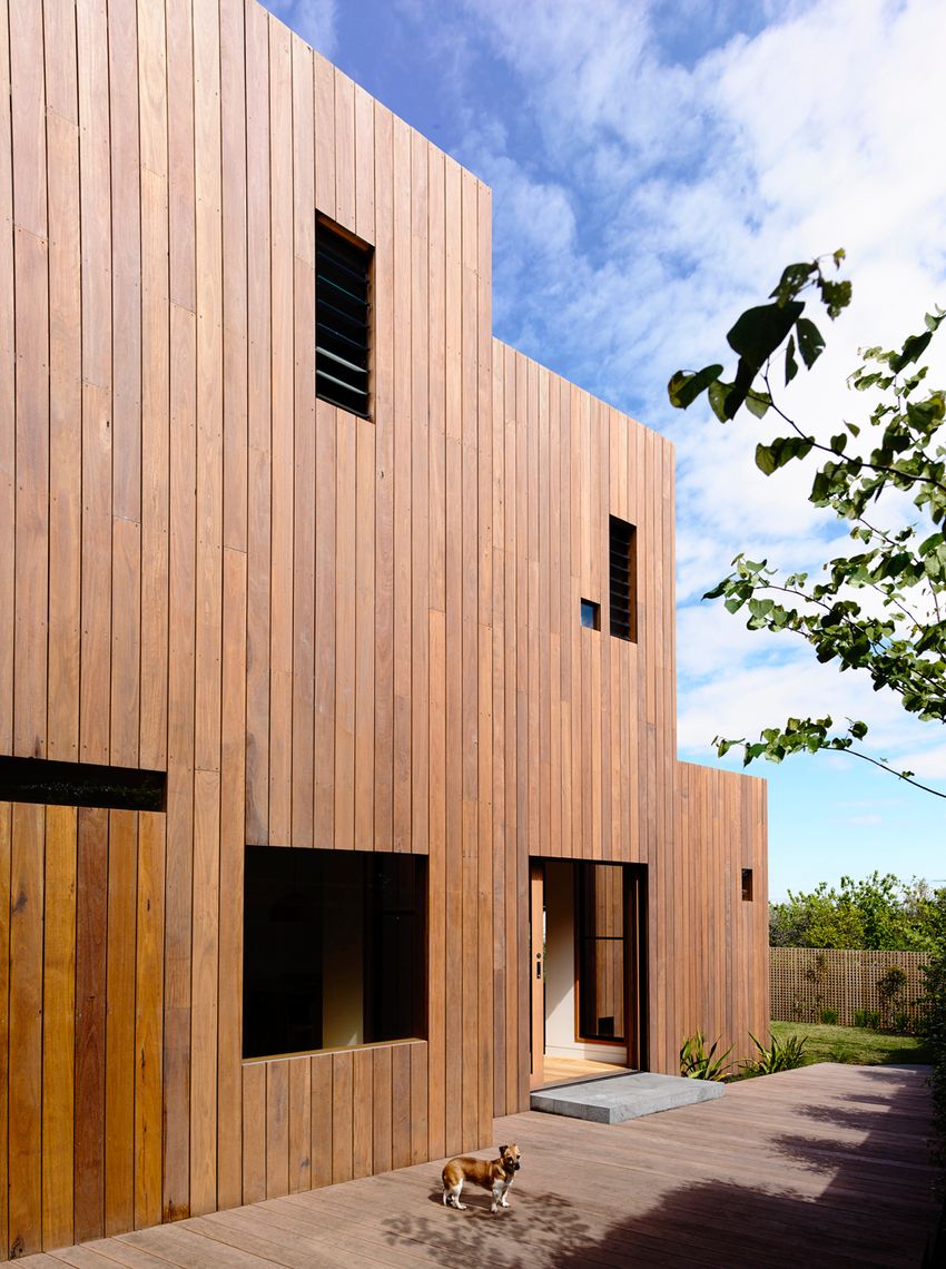 Stepped House Deals with a Sloping South-Facing Site with Style