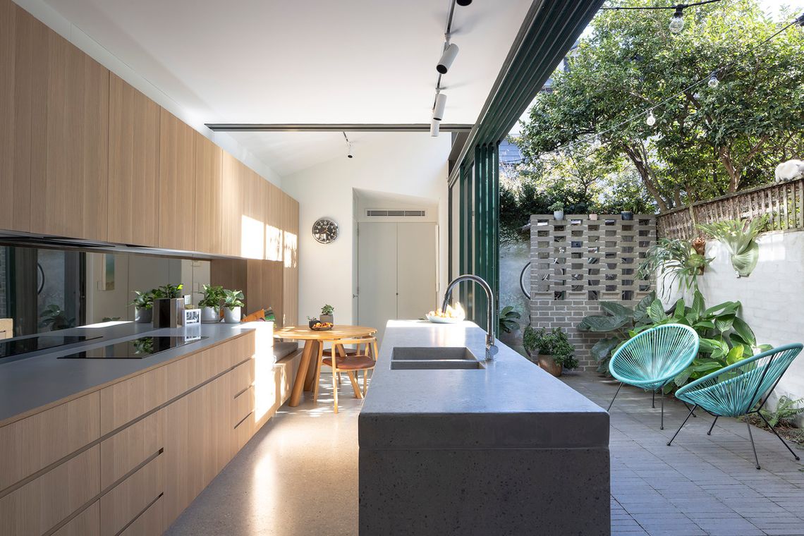 Terrace Transformed Without Extending the Footprint of the Home