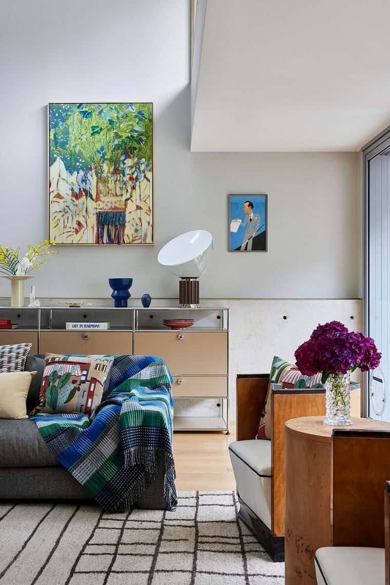 How a Designer Created a Home in a Bold Brutalist House