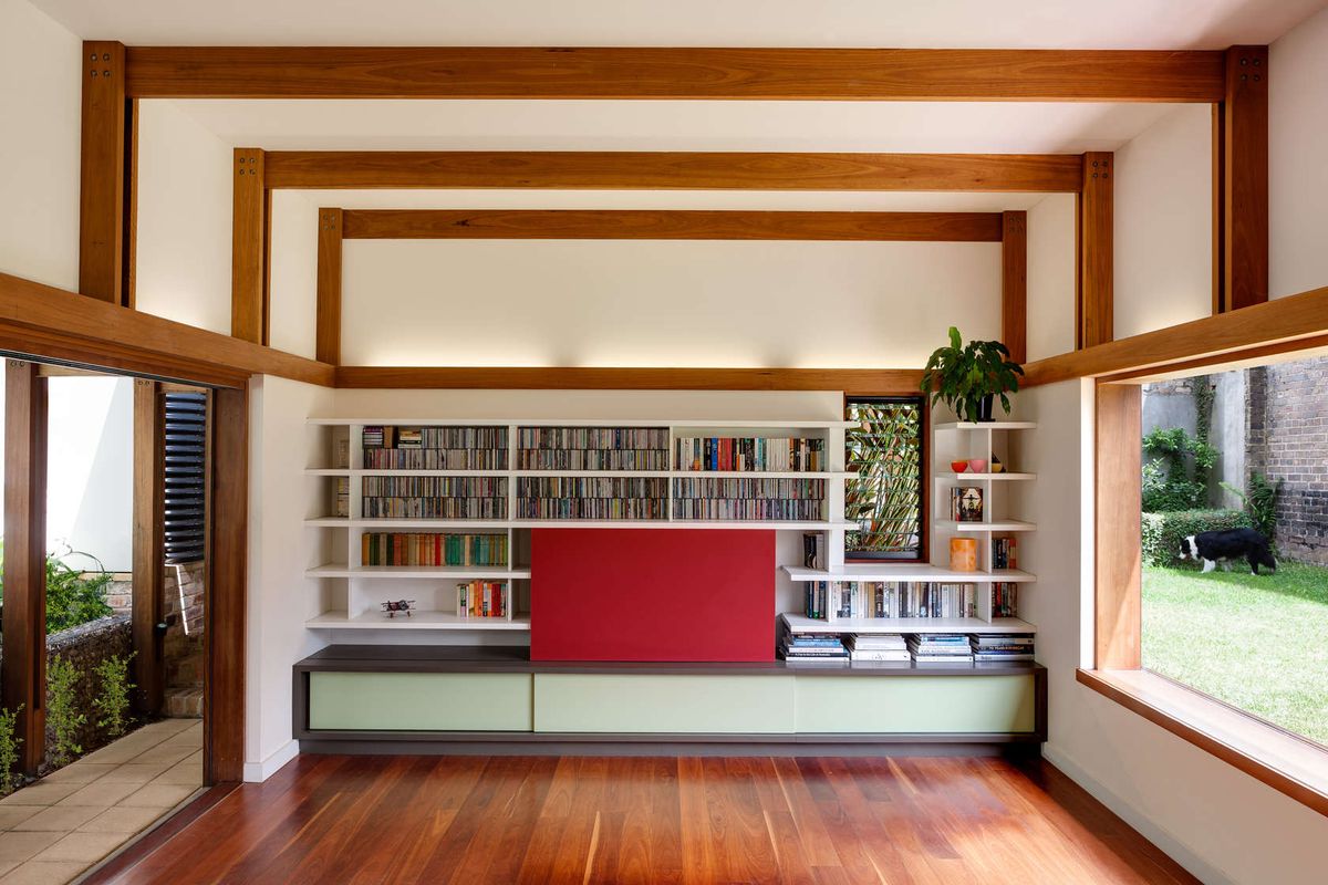 Remnants of the Original House Give This Home a Sense of Wilderness