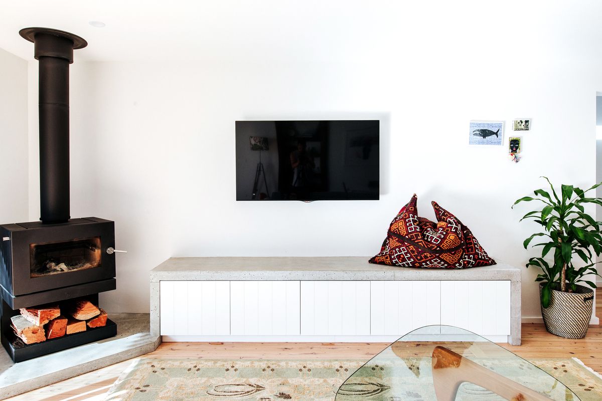 This Classic Fibro Beach Shack is Updated for a Young Family