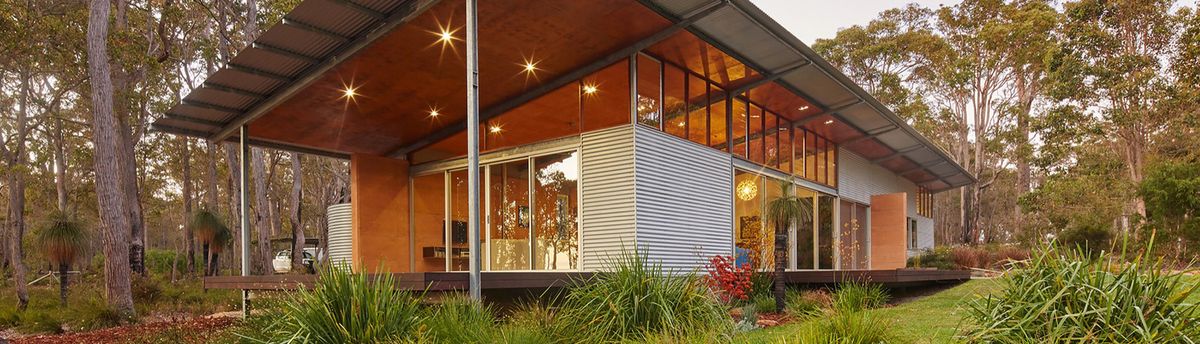 A Home Inspired by the Feelings of Camping Under a Simple Tarpaulin