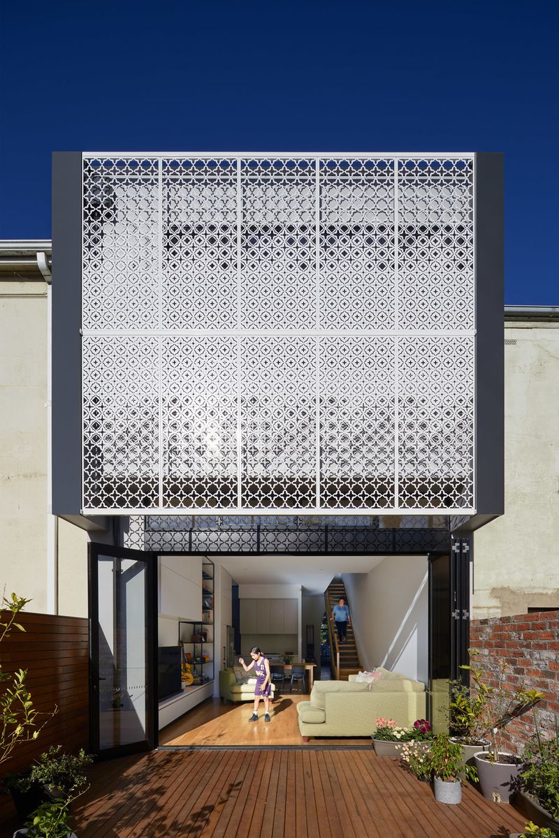 Laser Cut Screen Shields Addition and References Heritage Building