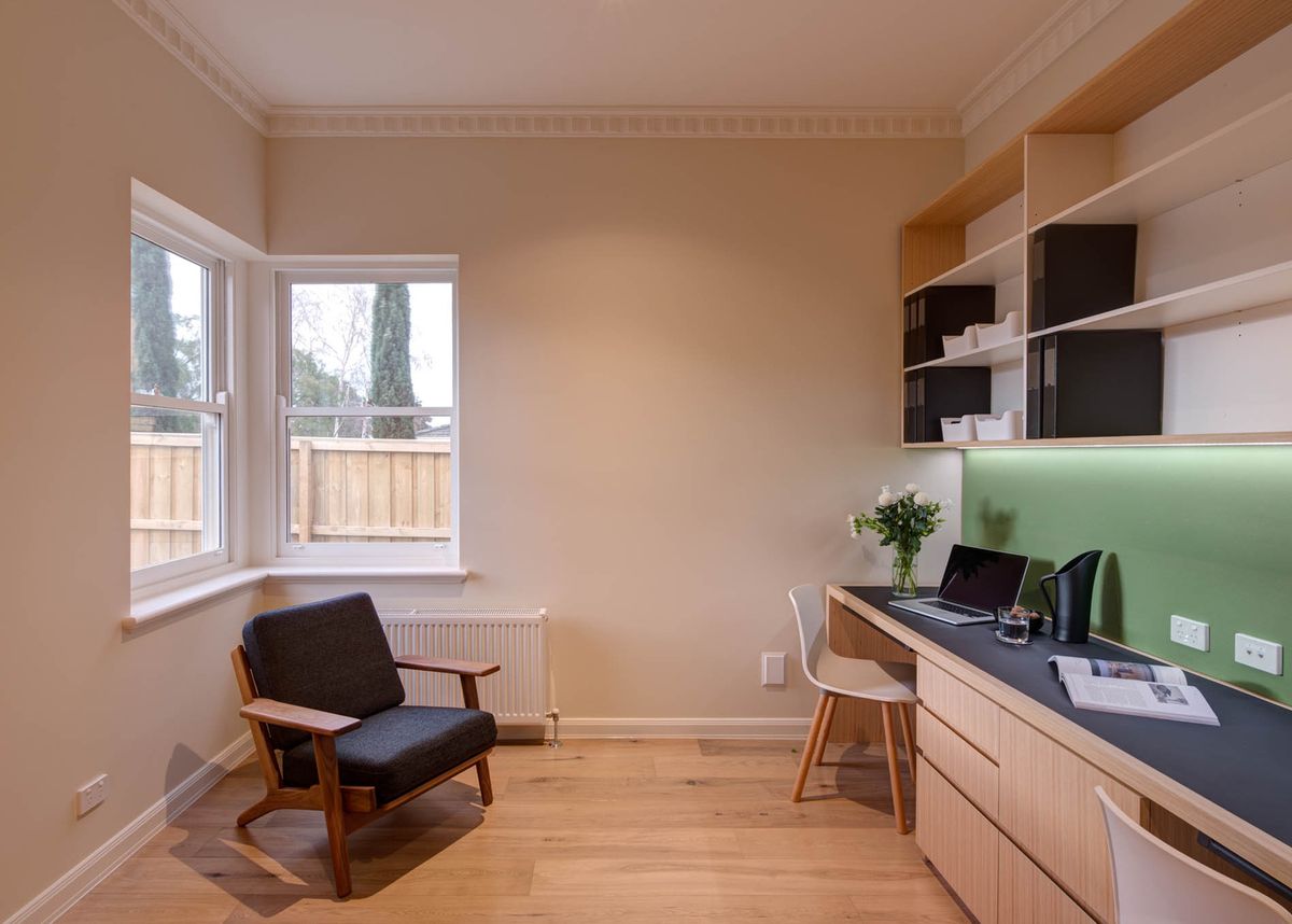 A Stunning Timber Lined Clerestory is the Centrepiece of This Reno