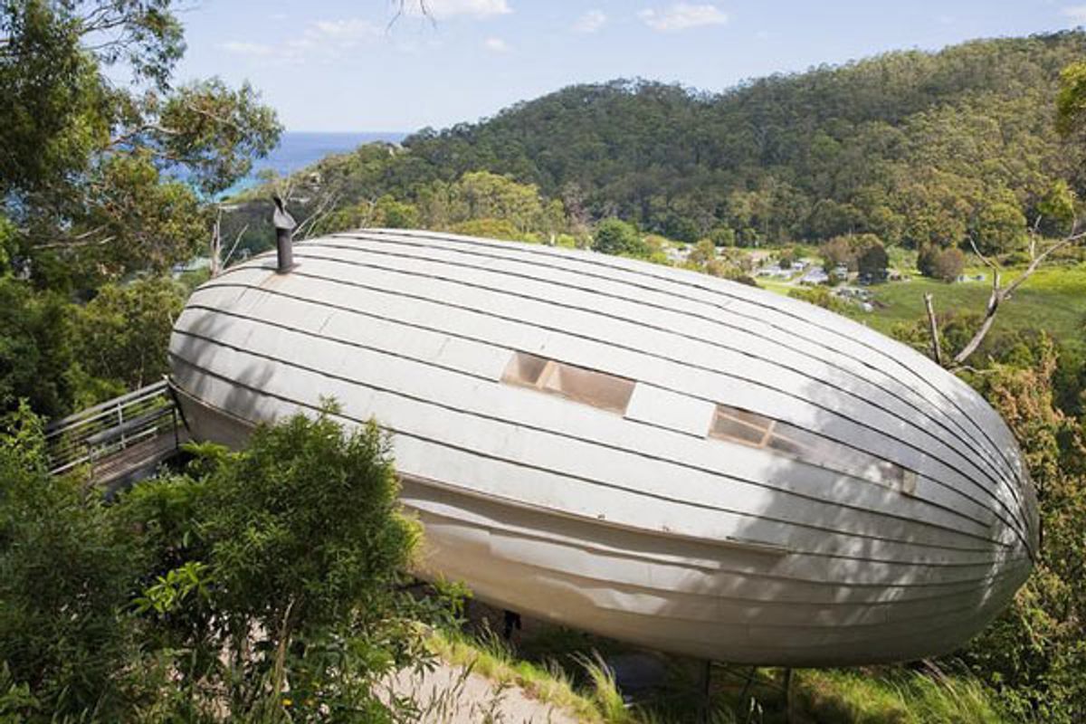 Cocoon: A Home? Or a Zeppelin That Crash-Landed in the Australian Bush?