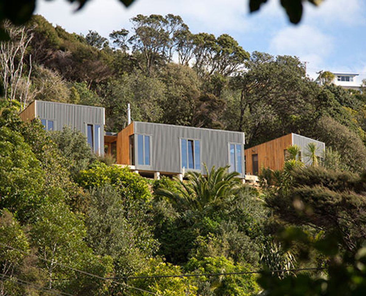 Prefabricated Cora House Carried Onto Site Leaving Environment Untouched