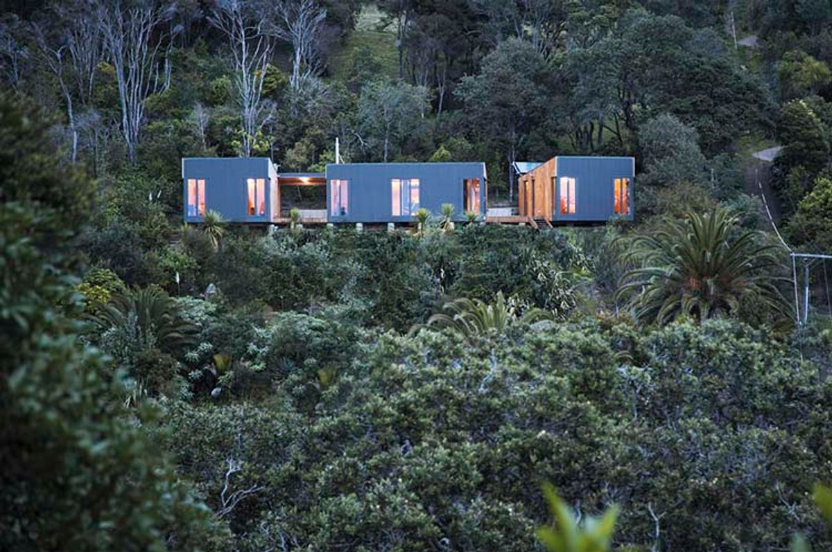 Prefabricated Cora House Carried Onto Site Leaving Environment Untouched