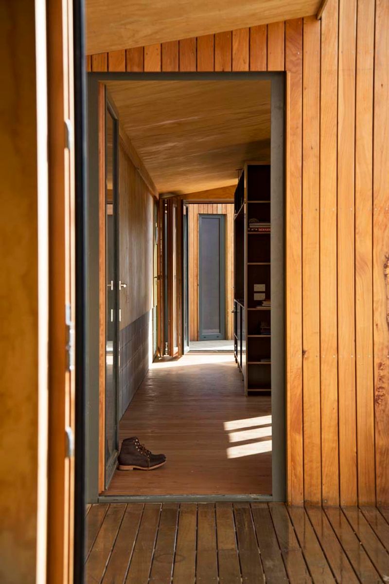 Prefabricated Cora House Carried Onto Site Leaving Environment Untouched