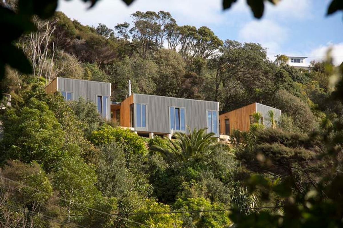 Prefabricated Cora House Carried Onto Site Leaving Environment Untouched
