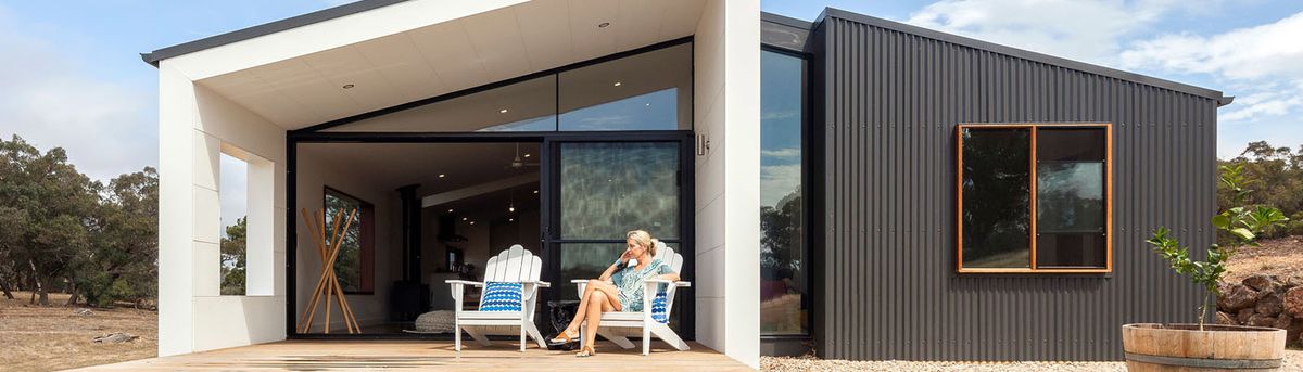 Striking Prefabricated Home Settles Into This Stunning Rural Site