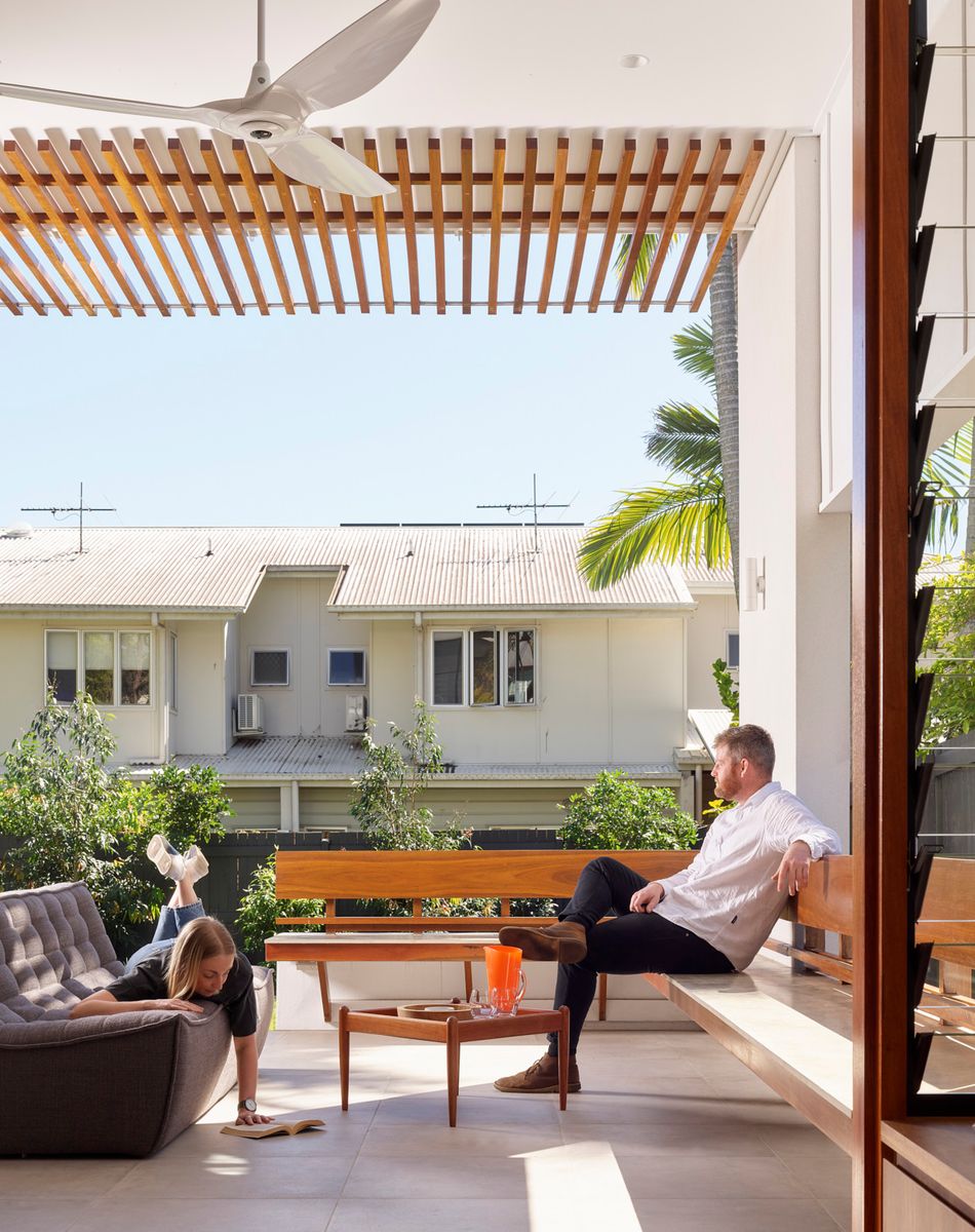 This modern Queenslander has a surprise behind its unassuming facade