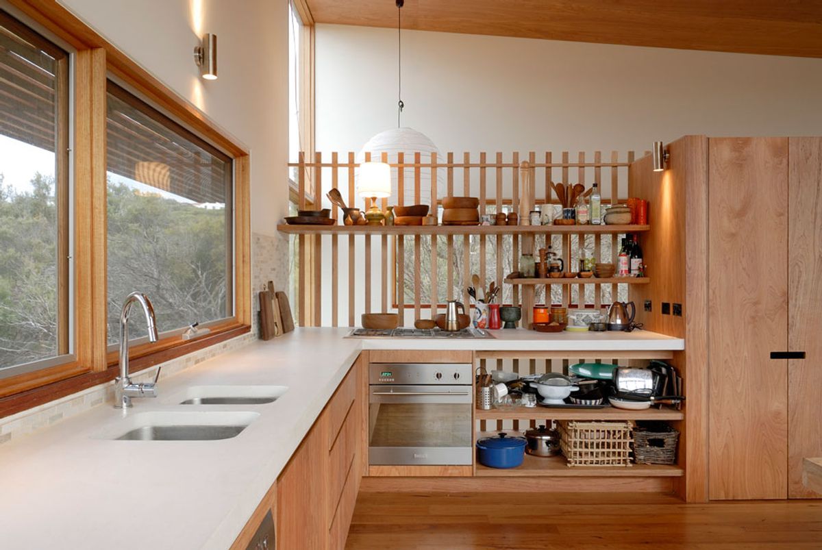 A Busy Family Find Peace and Quiet in Their Designer Fortress House