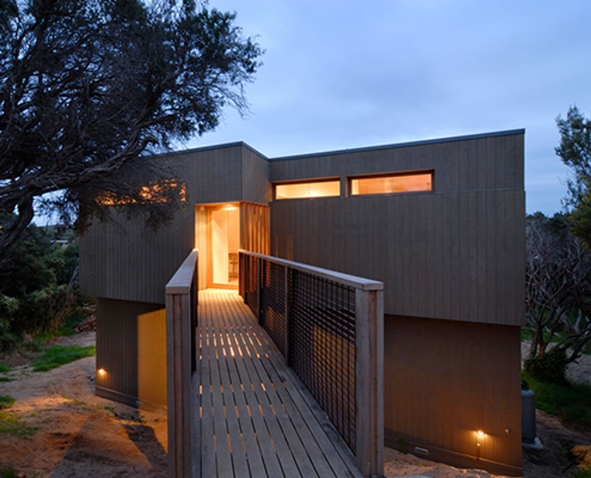 A Busy Family Find Peace and Quiet in Their Designer Fortress House
