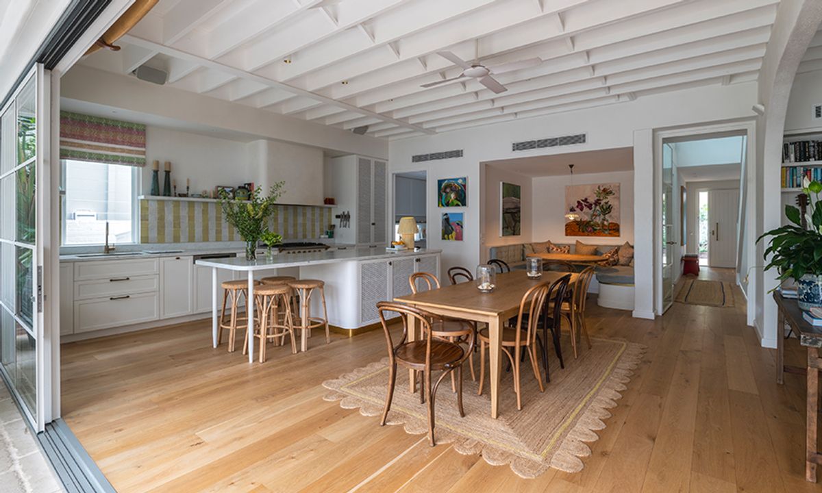Coastal Elegance Meets Family Living: A 1970s Transformation