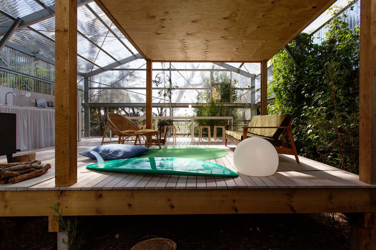 With Translucent Walls This Minimal Home Melts into the Landscape