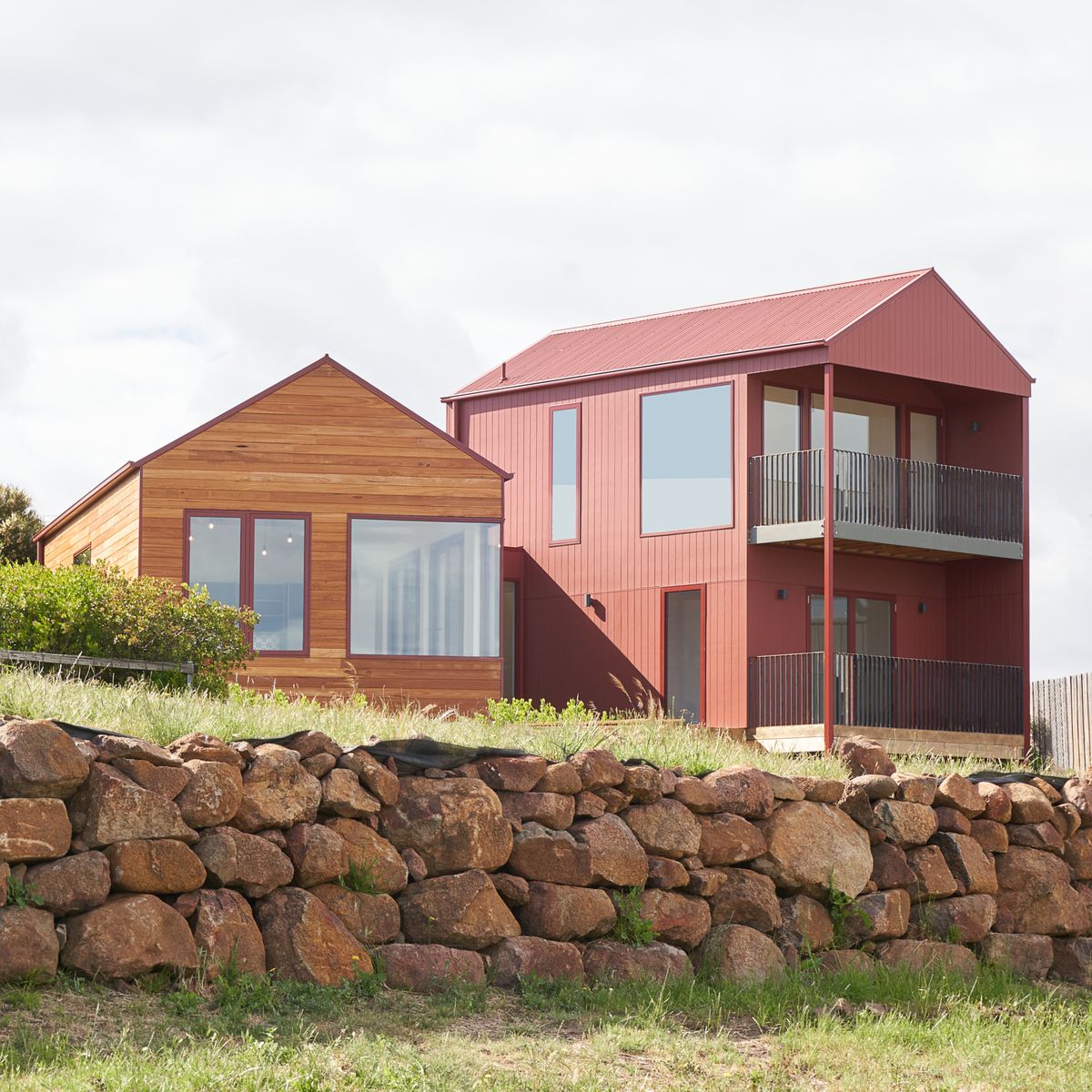 This compact home is a contemporary take on the classic Aussie shack