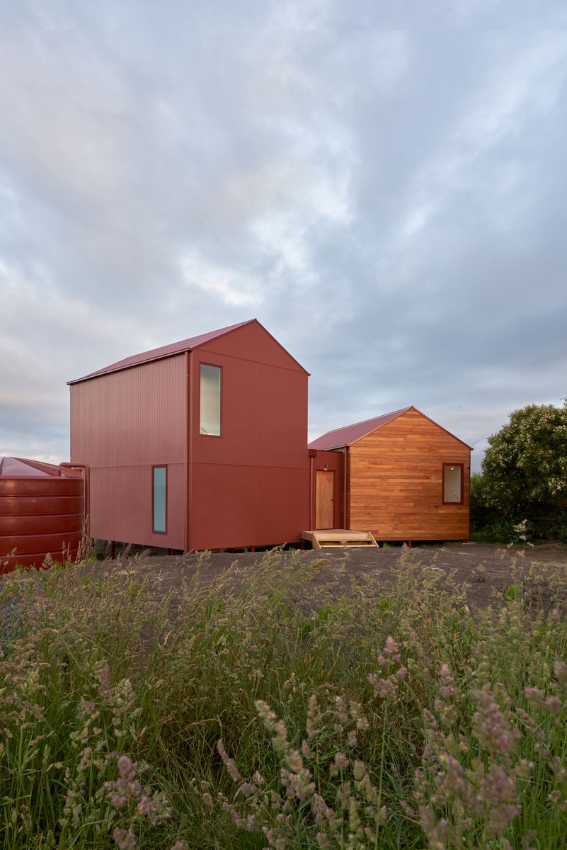This compact home is a contemporary take on the classic Aussie shack