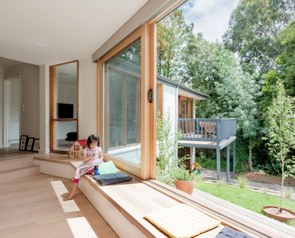 Unconventional Front Addition Compliments and Contrasts Original Home