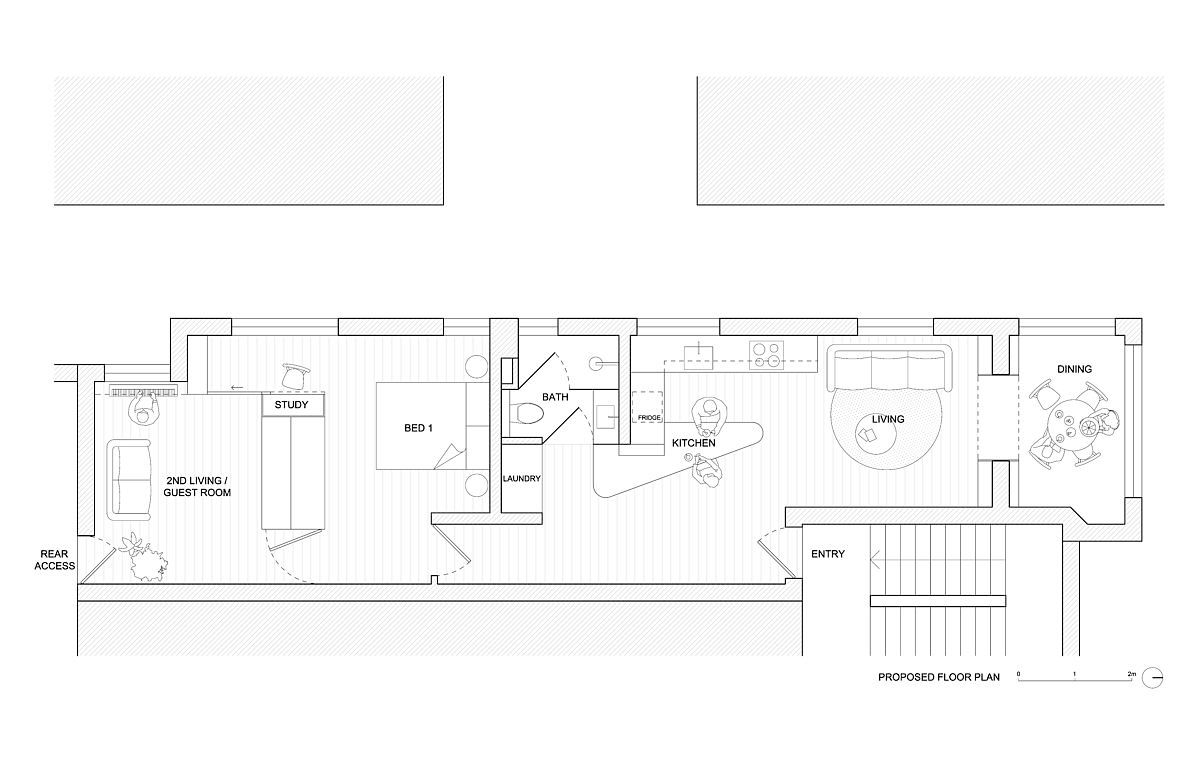 Space saving and design tricks help these downsizers live large