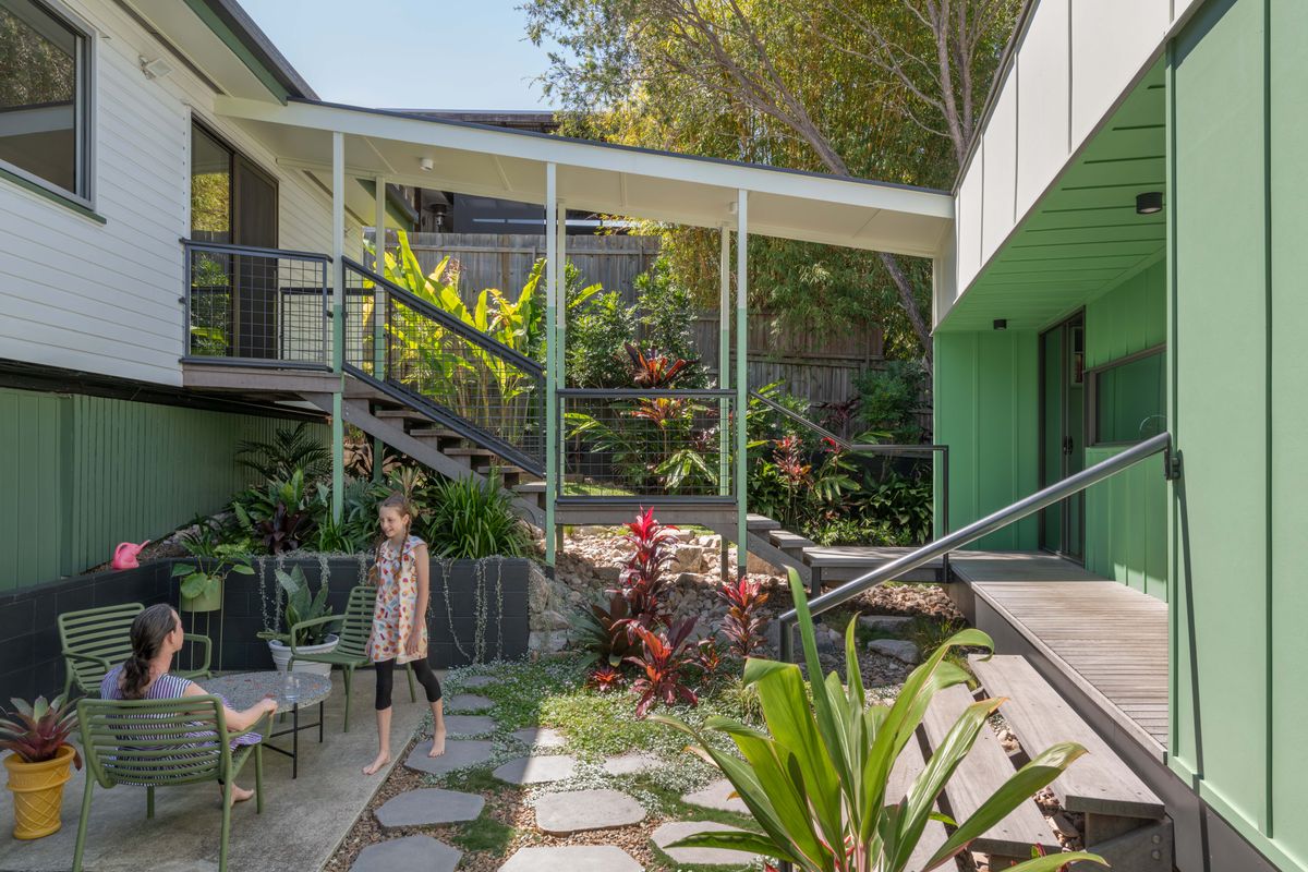 Discover how this family created a holiday cabin in their backyard...