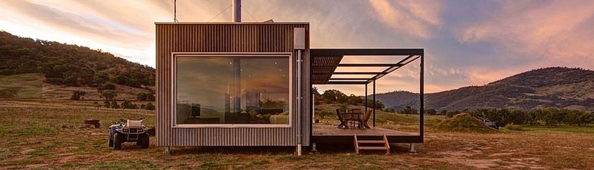 Modscape: A Tiny Self-Sufficient Cabin in Rural Australia
