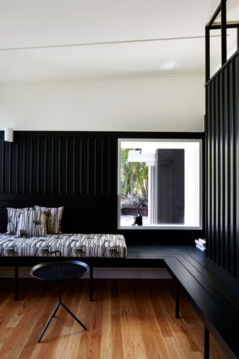 A New Triangular Kitchen Extension Creates New Informal Living Area