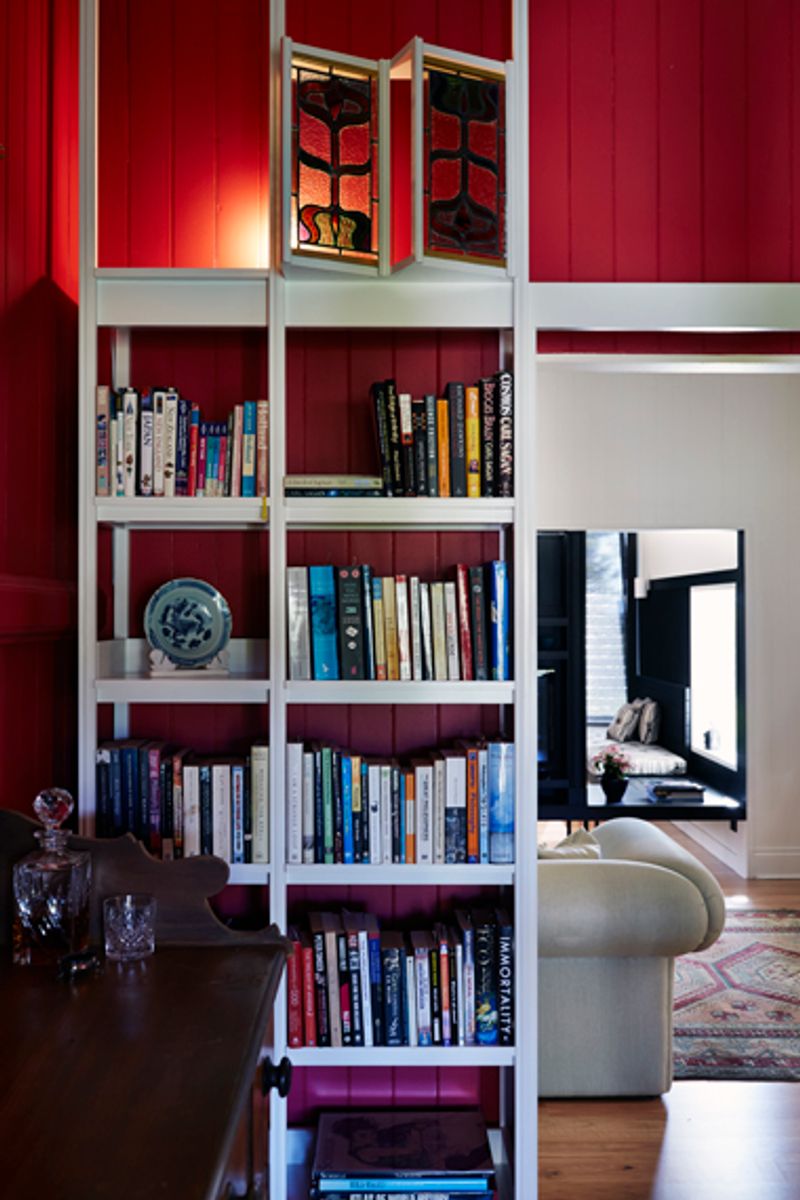 A New Triangular Kitchen Extension Creates New Informal Living Area