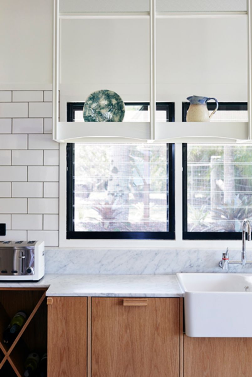 A New Triangular Kitchen Extension Creates New Informal Living Area