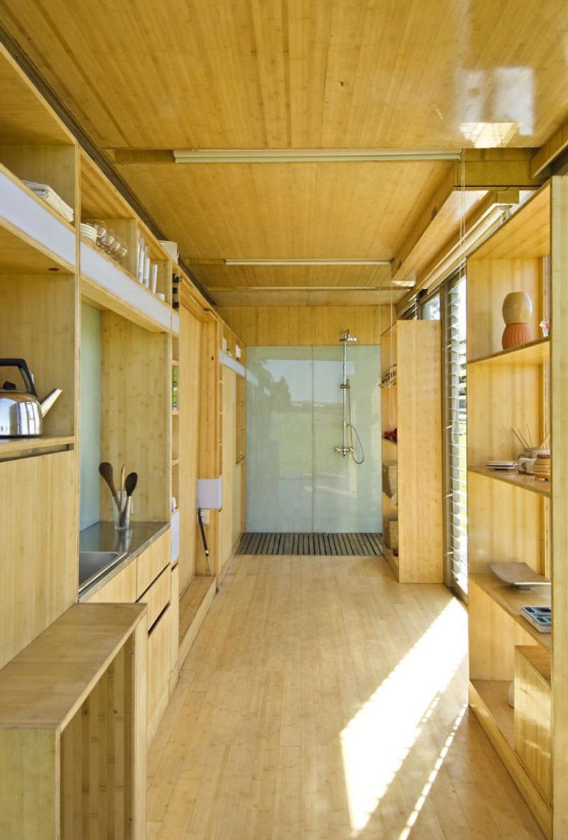 Port-a-Bach: A Portable Teeny Tiny Shipping Container Home