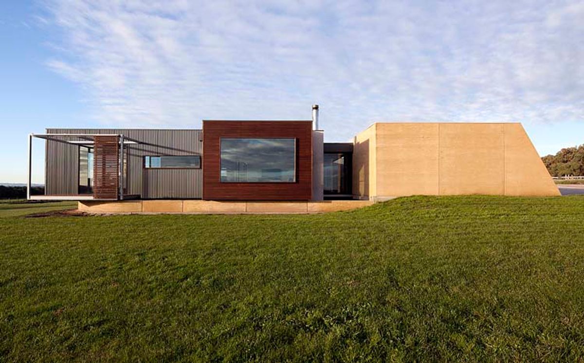 Custom Designed Prefab House Enjoys Expansive Views in Inverloch