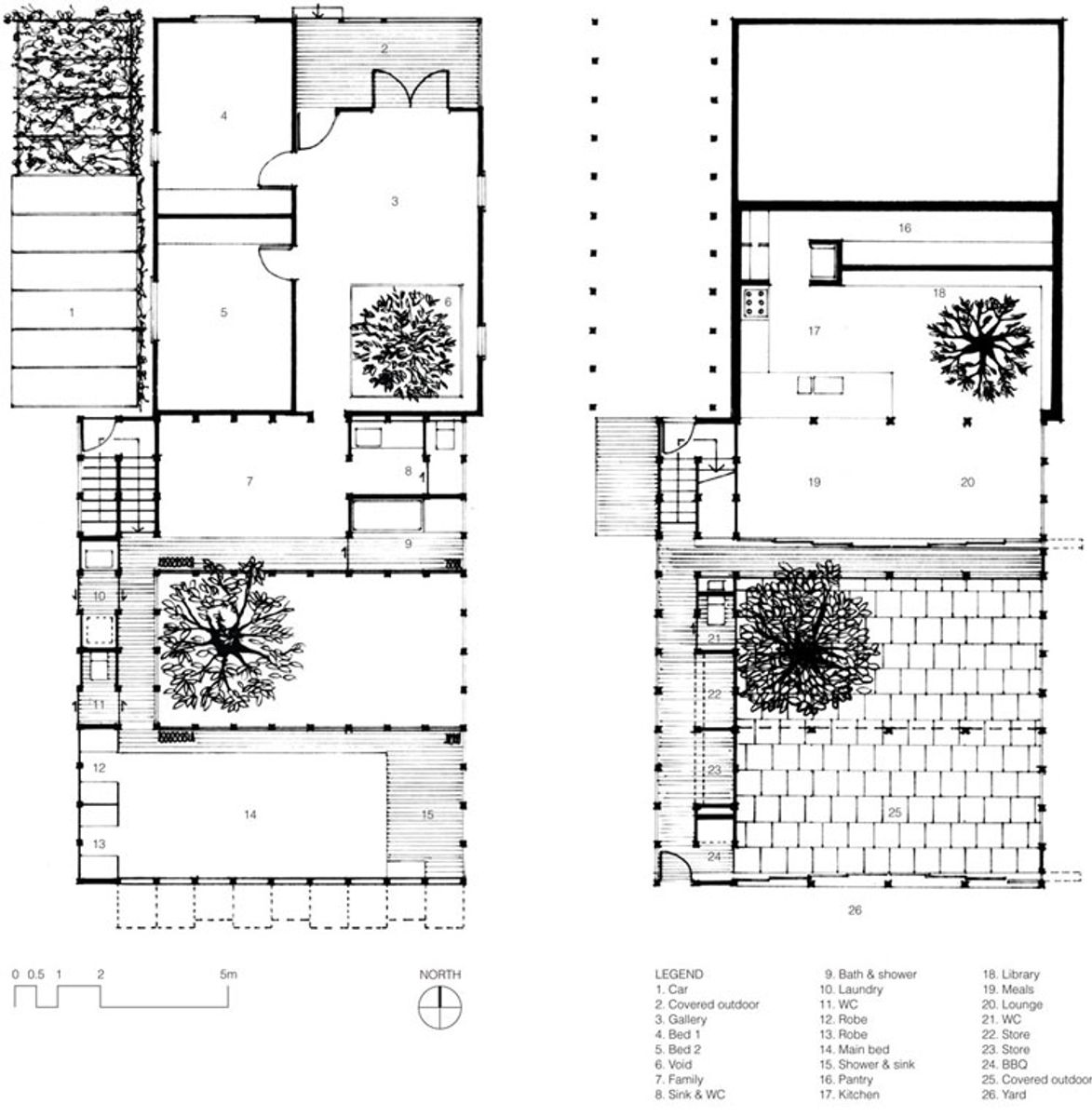 Raven Street House Has Curtains and Shutters Where You'd Expect Walls