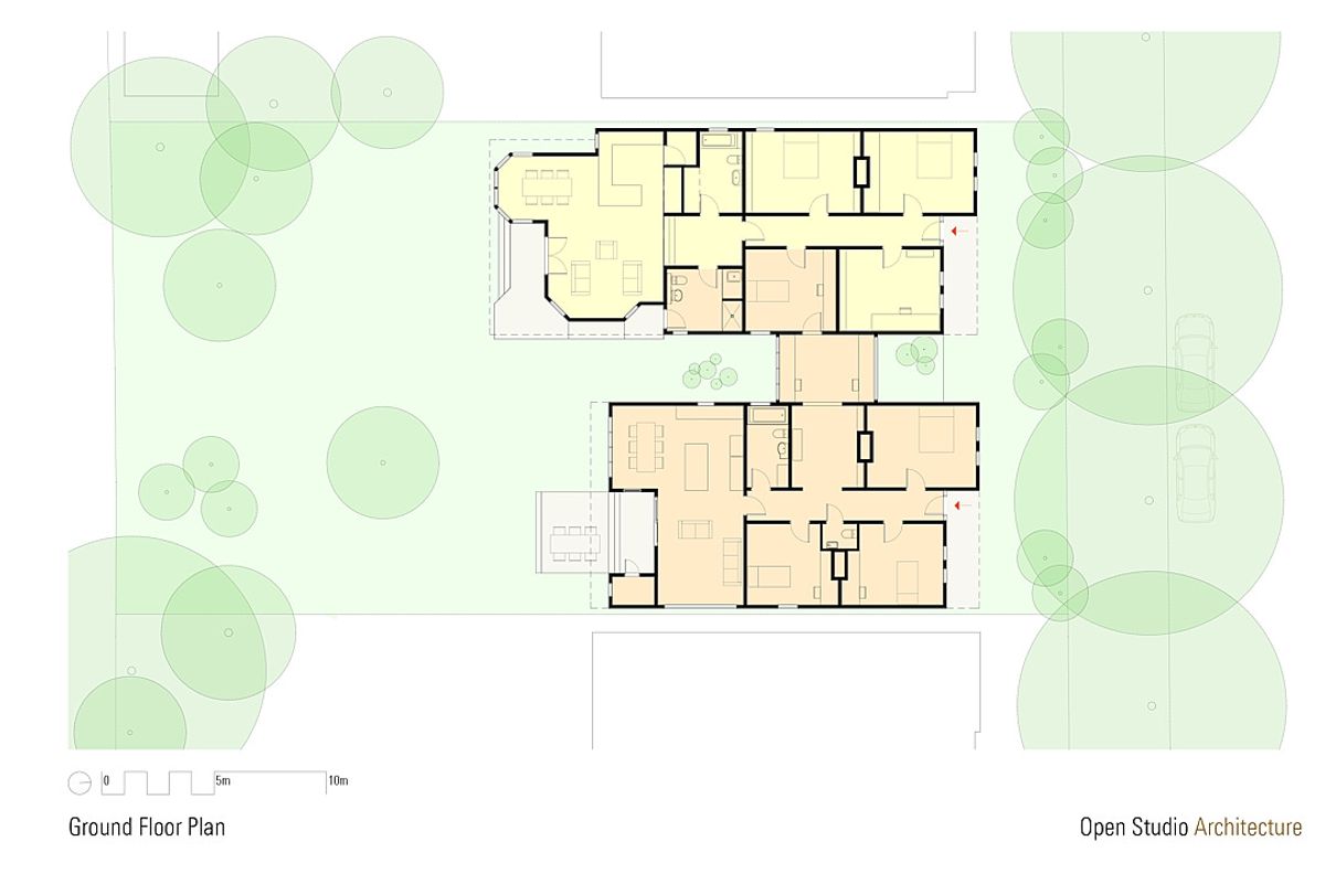 Imagine if Grandma's house was next door and connected by a bridge!