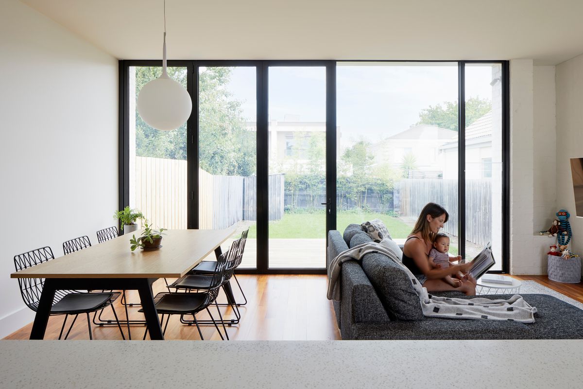 A New Rear Living Area Creates a Better Connection to the Outdoors