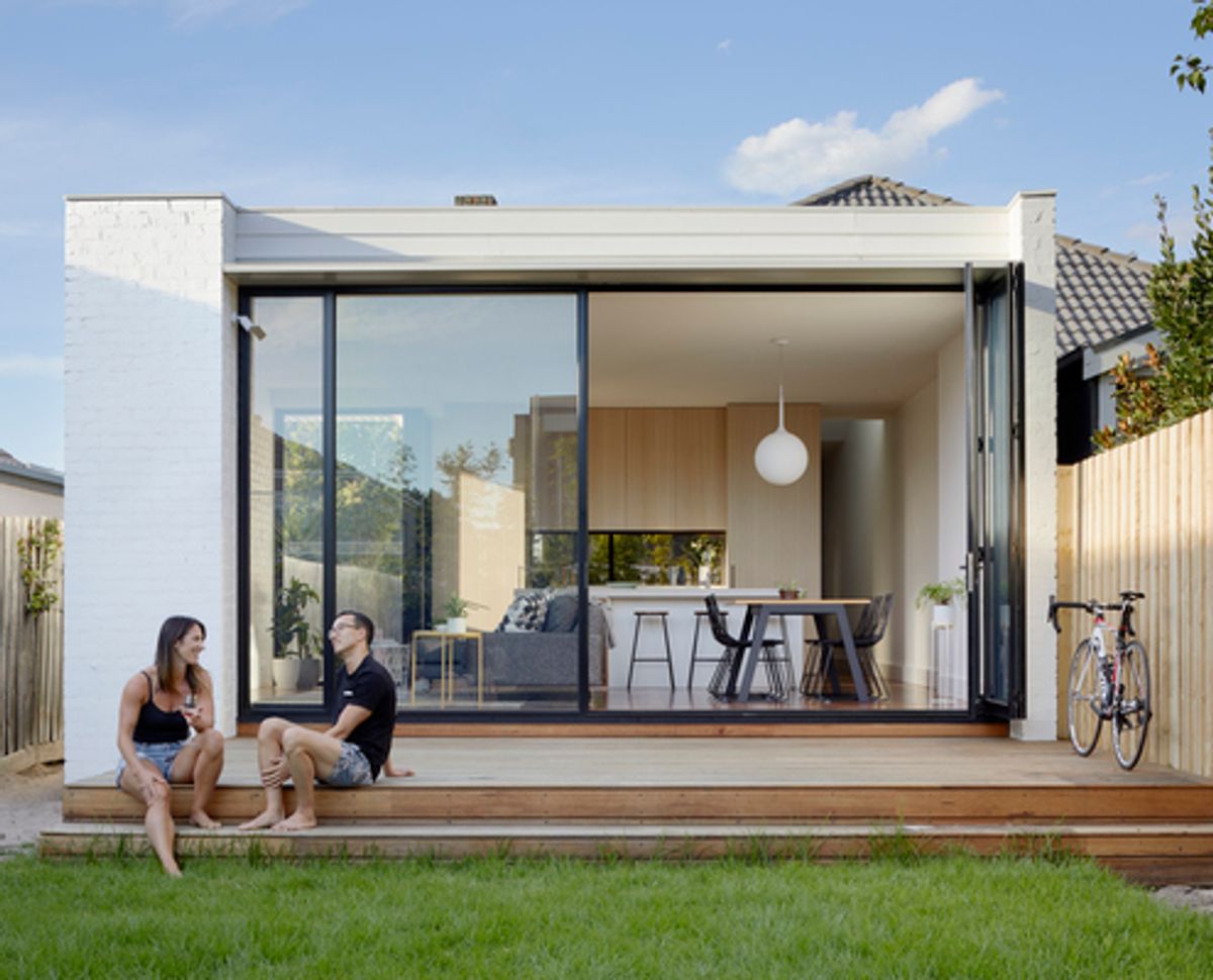 A New Rear Living Area Creates a Better Connection to the Outdoors