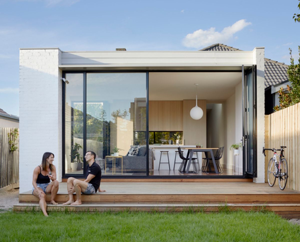 A New Rear Living Area Creates a Better Connection to the Outdoors