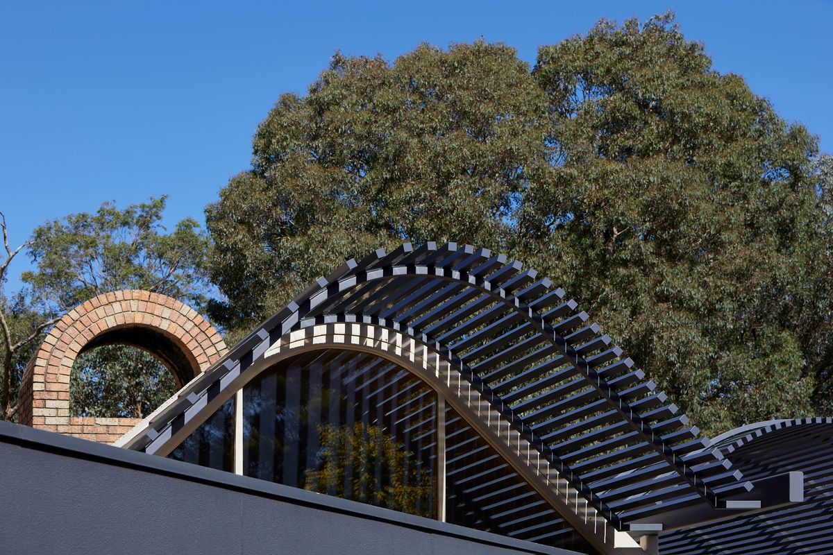 Inspired by the Original Home a New Pergola Improves Outdoor Living