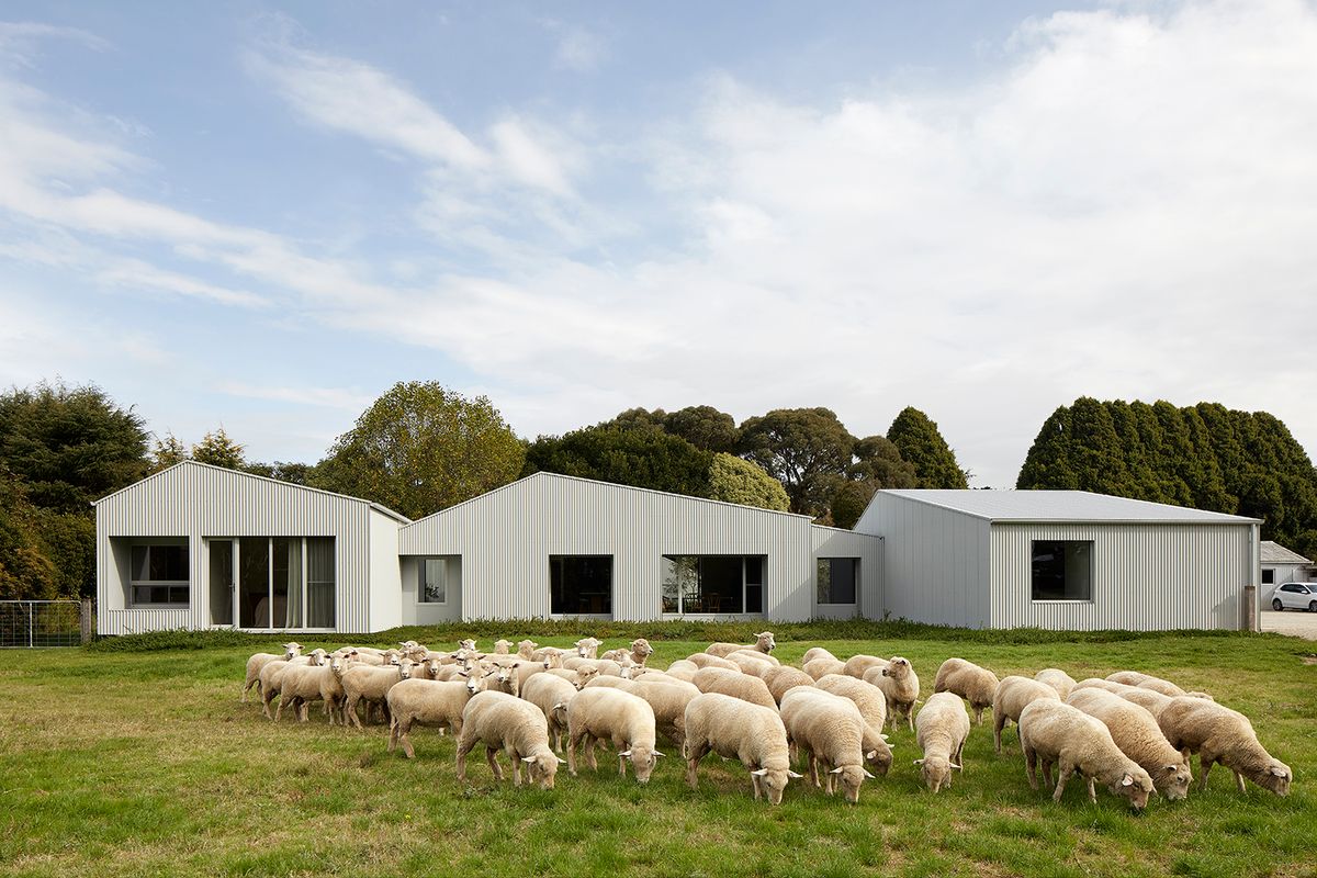 A modern farmhouse embracing its rural surroundings…