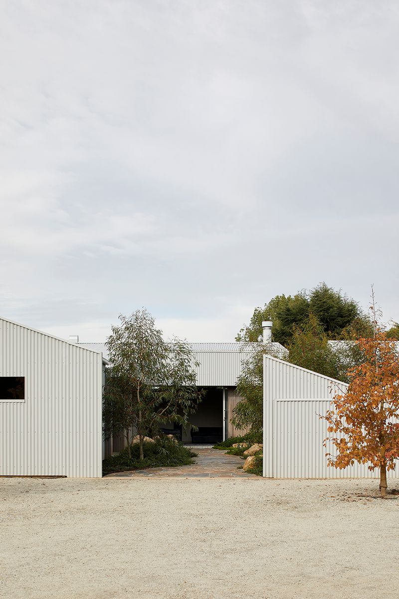 A modern farmhouse embracing its rural surroundings…