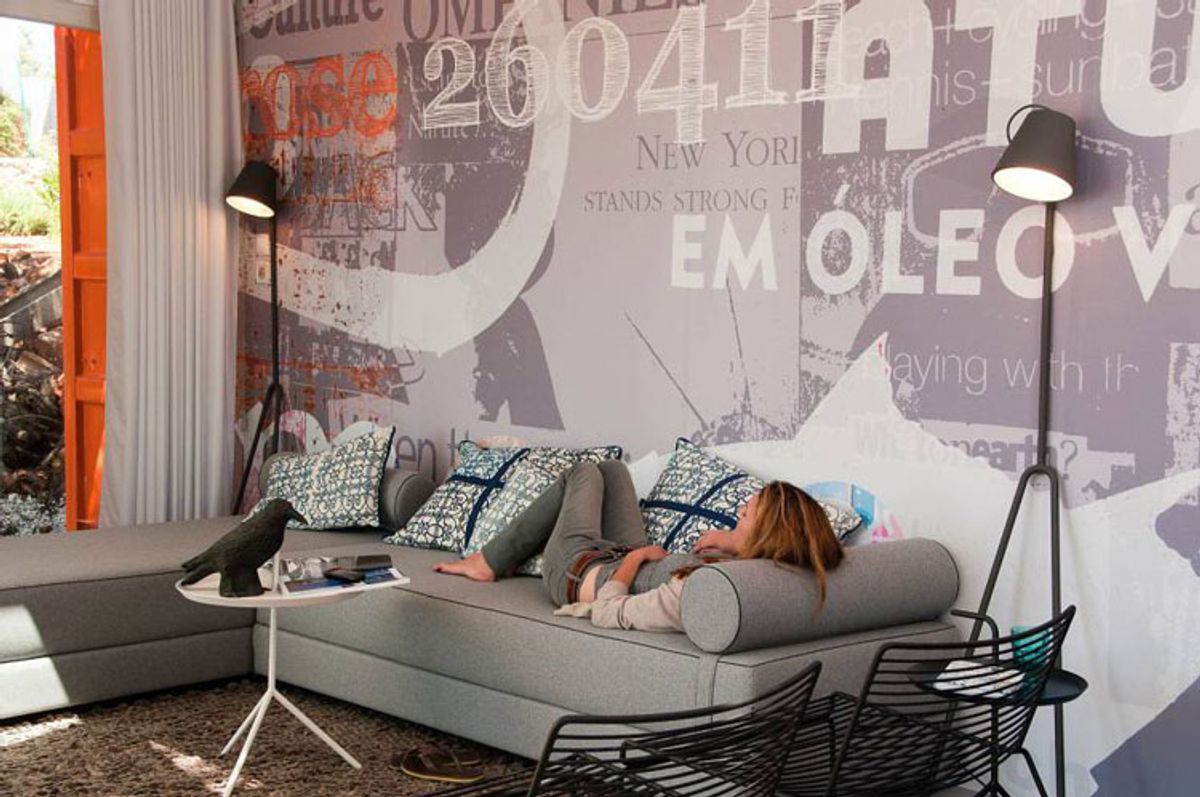 Rusty Shipping Container Transformed into a Glamorous Guest House