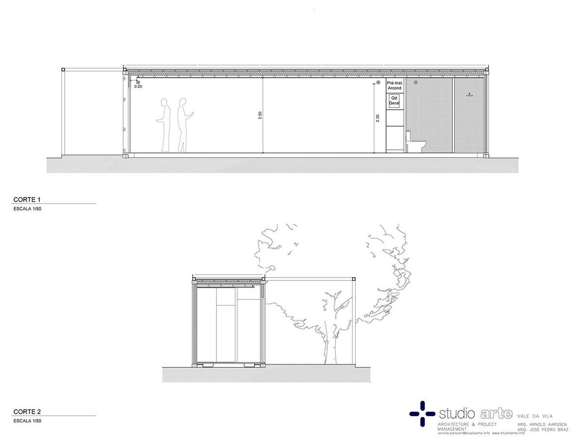 Rusty Shipping Container Transformed into a Glamorous Guest House