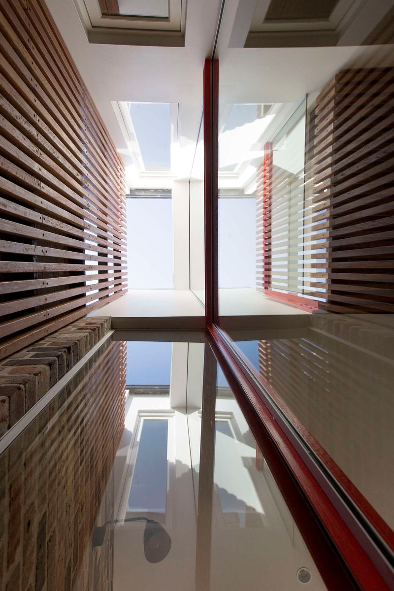 A Double Height Space Connects Old and New In This Renovated Terrace