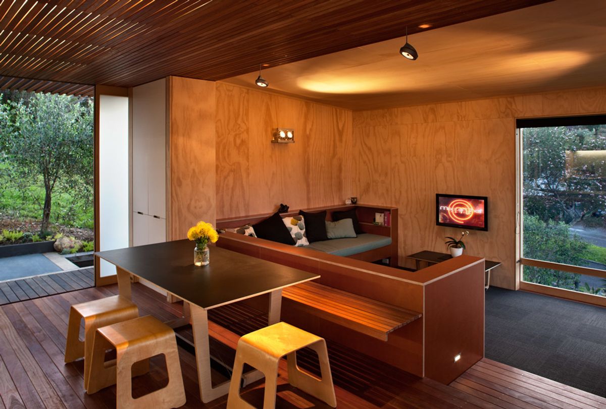 Beach House Designed and Built by a Group of Architecture Students