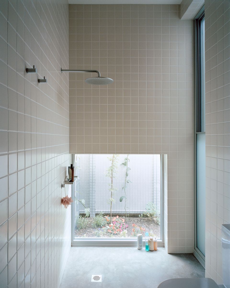 This terrace house renovation creates a lush outlook from every room