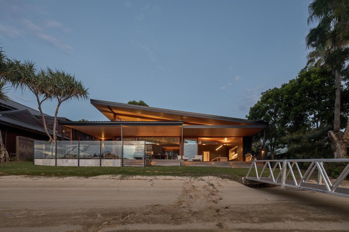 What would an architect’s island getaway for his family look like?